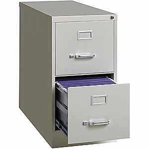 2 Drawer Commercial Letter Size File Cabinet Finish: Light Gray