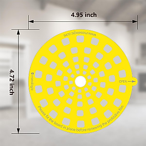 Mosalogic Flea Light Trap Refills Replacement Sticky Cards Flea Trapper Glue Boards Refills-10pack