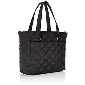 Vera Bradley Women's Performance Twill Multi-Strap Shoulder Satchel Purse, Cabbage Rose Cabernet, One Size