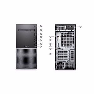 Dell XPS 8950 Desktop (2022) | Core i7-12700 - 1TB SSD Hard Drive - 32GB RAM | 12 cores @ 4.9 GHz Win 11 Home Silver (Renewed)