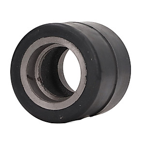 Truck Load Wheel 80x70mm, Stainless Steel Rubber, Scratch Replacement for 6024 Bearing, Suitable for Pallet Trucks