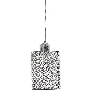 Globe Electric 65441 1LGT 1-Light Chrome PlugIn Pendant