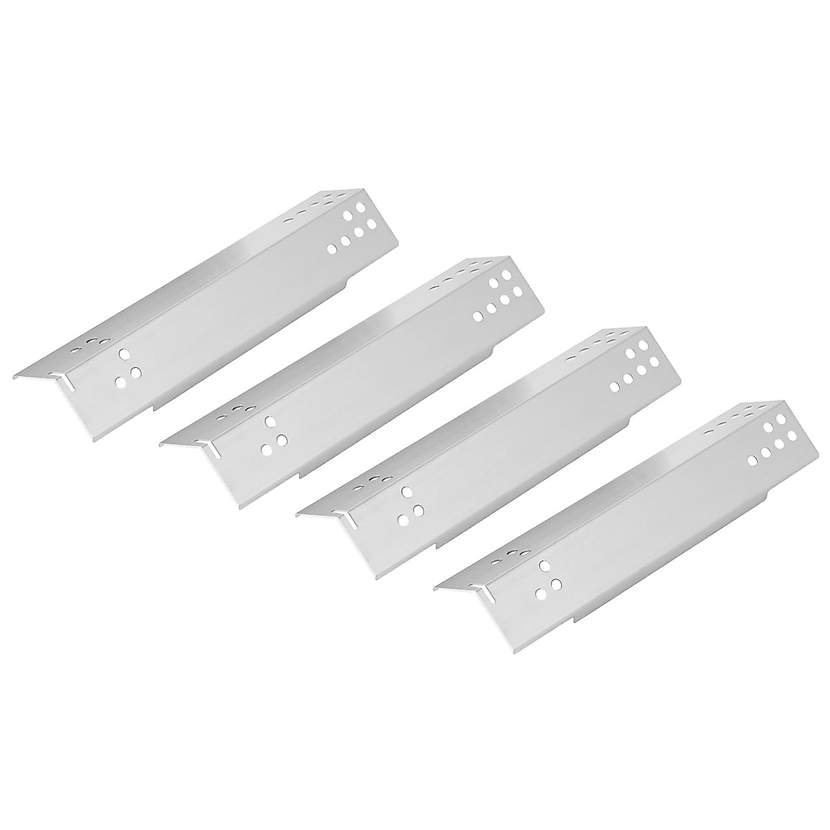 70-02-411 Heat Plates Replacement for Dyna Glo Grill Replacement Parts DGH474CRP DGX440SGP DGH474CRP-D 4 / 5 Burner Grill Parts DGH485CRP DGH485CRP-D DGF481CRP Stainless Steel Heat Shield Heat Tents