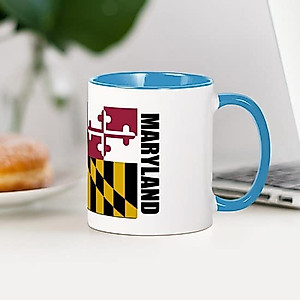 CafePress Maryland Flag Mug Ceramic Coffee Mug, Tea Cup 11 oz