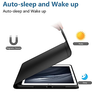 Keyboard Case for iPad 10.2" 9th Generation 2021/ 8th Gen 2020 Case for iPad 10.2 7th 2019, Wireless Bluetooth Keyboard for iPad Air 3 (3rd Gen)/iPad Pro 10.5"/iPad 10.2” Case with Pencil Holder