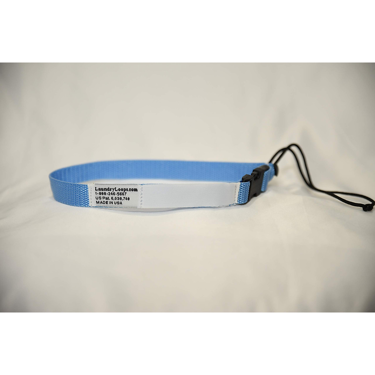 Laundry Loop with Sock Snare, Premium Sky Blue Laundering Strap