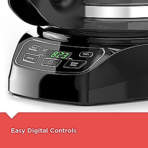 12-Cup* Programmable Coffeemaker, Black