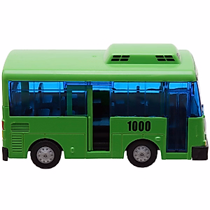 The Little Bus Tayo and freinds - Rogi Metal Die Cast Bus Cars Toy Pull-Back Motor Vehicle Ride car Toys for Kids (Rogi)