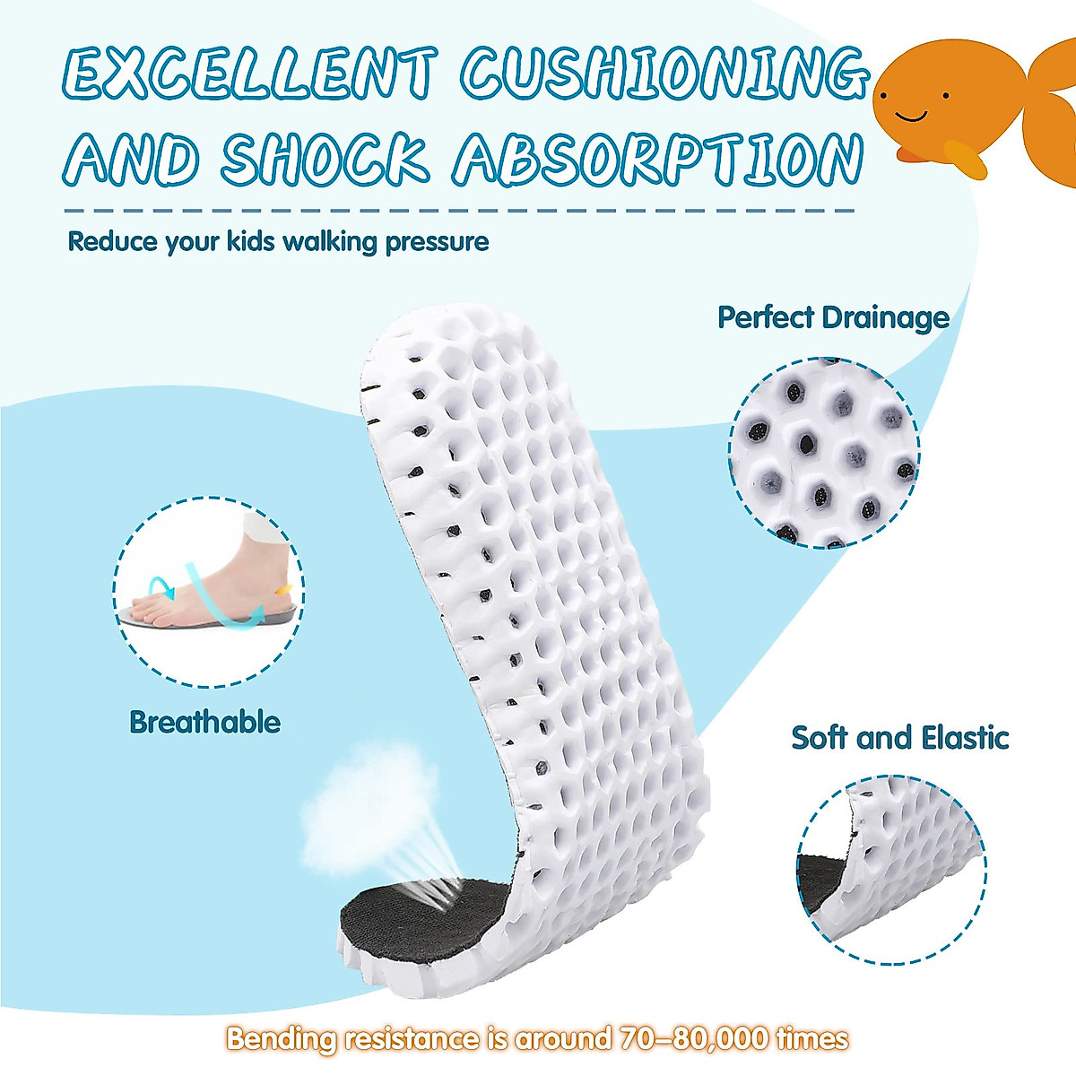 shopUAL Little Big Kid Swim Shoes Totally Drainage Beach Slippers Barefoot Slip-on Dark Blue Toddler 6