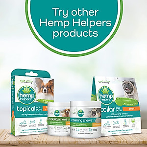 Vetality Calming Collar for Dogs, Separation Anxiety and Hip and Joint