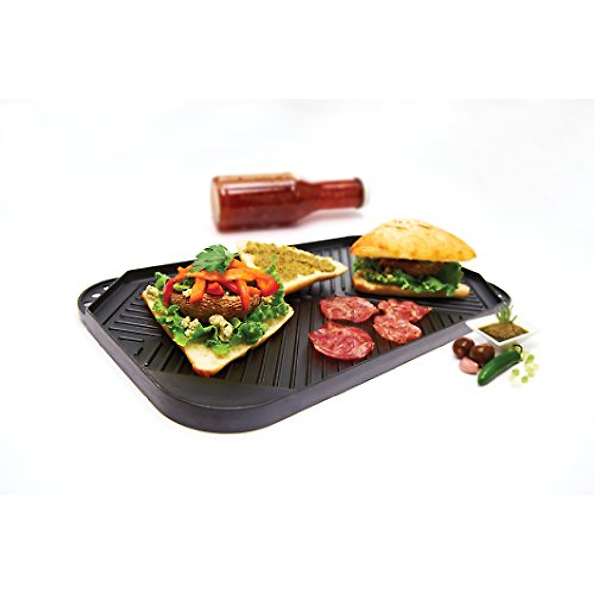 GrillPro 91652 Non-Stick Aluminum Grill Griddle, 19-Inch by 10-3/4-Inch