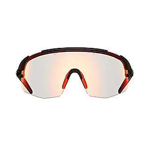 Tifosi Optics Sledge Lite Sunglasses (Matte Black, Clarion Red Fototec)