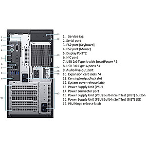 Dell PowerEdge T40 Server, BTX Intel Xeon E-2224G 3.5GHz, 8GB 2666MT/s DDR4, 1TB 7.2K RPM SATA, Windows Server License is not Included