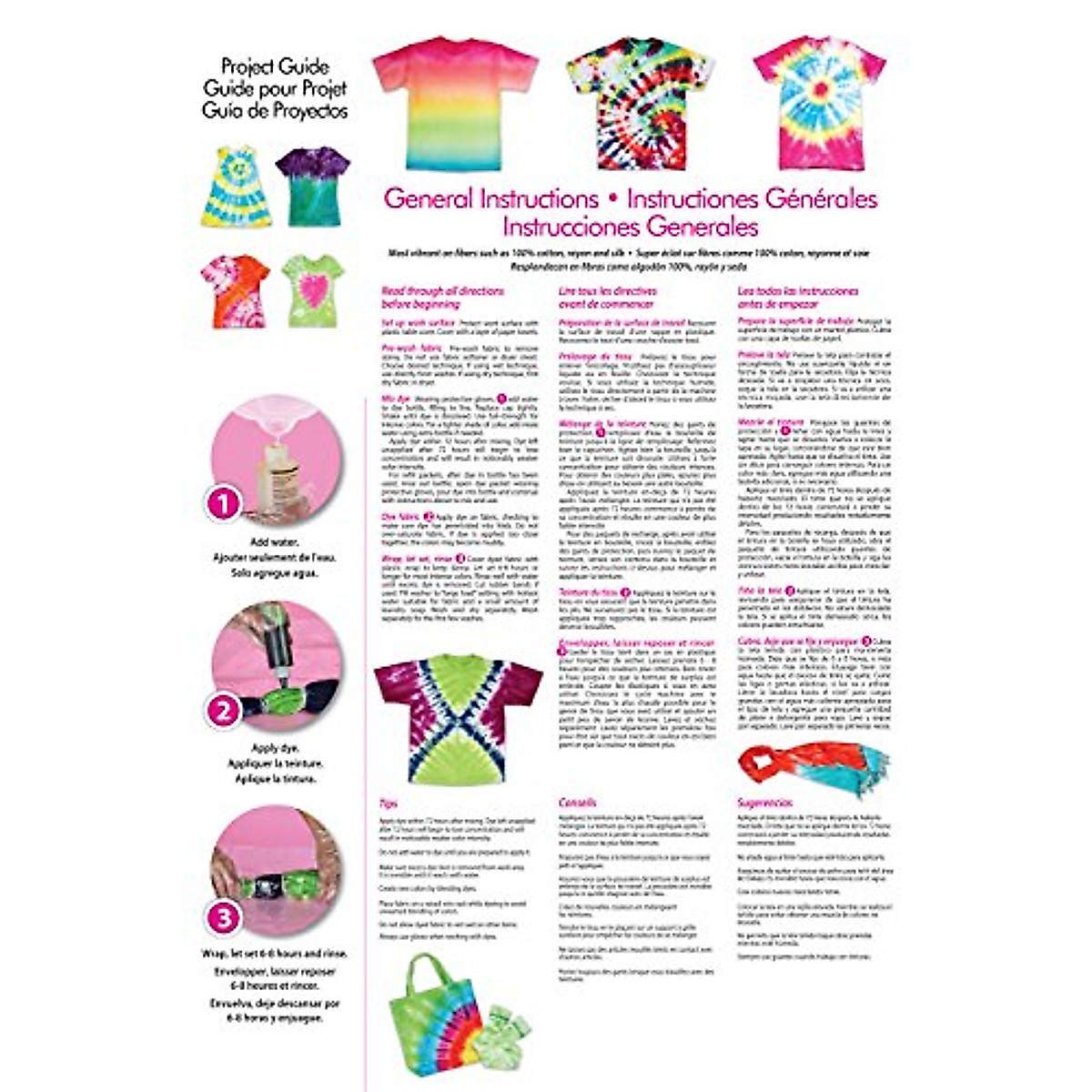 Tulip One-Step 5 Color Tie-Dye Kits Ultimate, 1.5oz