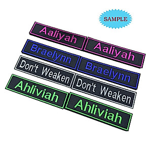 Customized Name Patch, Custom Rocker Rider Motorcycle Biker Name Patches Patches Hook Fastener,Uniform,Work Shirt Name Patch