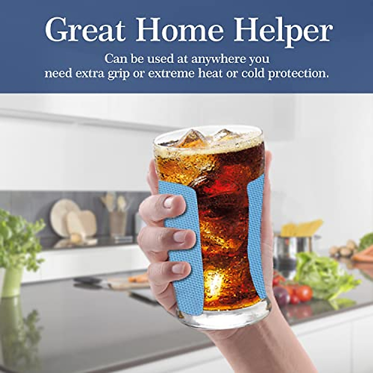 Jar Openers Pad, 10pcs Rubber Jar Grippers for Seniors with Arthritis Weak Hands, Multi-Purpose Kitchen Gadget for Open Jars