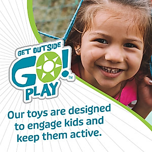 Toysmith Get Outside GO! Pro-Ball Set, Pack of 3 (5-inch soccer ball,6.5-inch football and 5-inch basketball) (2709)