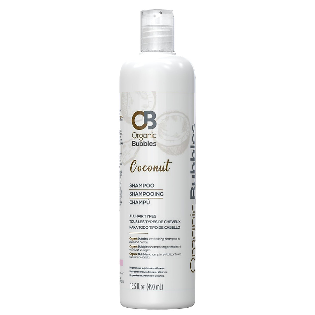Organic Bubbles Coconut – Vegan and Made in Canada (Shampoo)