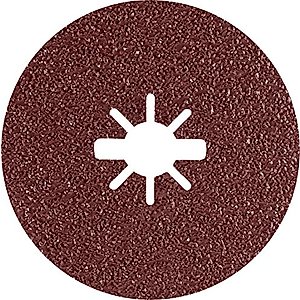 Bosch Professional 25x Expert R781 Prisma Ceramic X-Lock Fibre Discs (for Steel, Stainless Steel Sheets, Ø 125 mm, Grit 36, Accessories Small Angle Grinder)