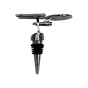 Factory Entertainment Star Trek - The Original Series USS Enterprise Bottle Stopper, Silver