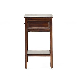 Christopher Knight Home Banks Acacia Wood Accent Table, Brown Mahogany