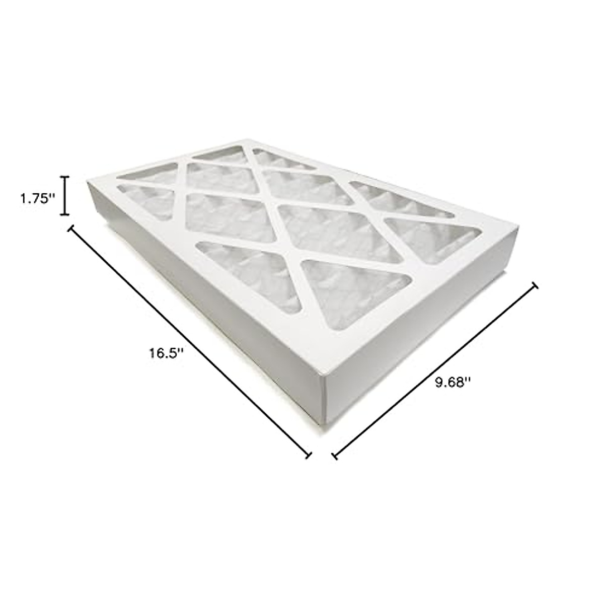 Nispira 5-Micron 3410 Outer Air Filter Replacement Compatible with WEN 3410 / POWERTEC AF4000 / Shop Fox W1830 / Grizzly G0738 Air Filtration System Part 90243-027-2, 4 Packs