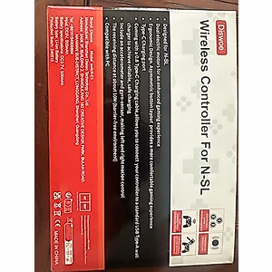 Diswoe Upgraded Wireless Controller for Switch/Lite/OLED Pro Controller for Switch Remote Joystick Gamepad Supports Wake up, Gyro Axis, Turbo, Dual Vibration and Screenshot Function