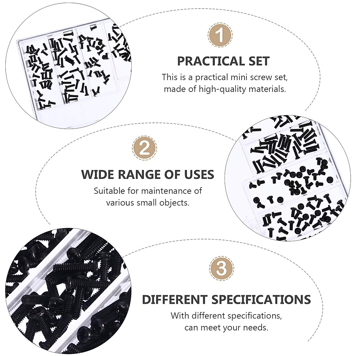 1 Set Screw Repair Tool for Sunglasses Sunglass Repair Tool Glasses Accessory Clock Repair Tool Eye Glasses Repair Kit Eyeglass Repair Tool Glasses Repair Tool Combination Suit