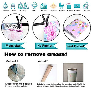 Mocsicka Sweet 16 Birthday Backdrop for Girls Blue and Silver Swwet Sixteen Decoration Happy 16th Birthday Banner Glitter Diamonds Background 16 Birthday Party Supplies (7x5ft (82x60 inch))