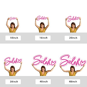 IbayNawi Custom Neon Signs, Neon Sign Customizable for Wall Decor, Personalized Neon Sign for Wedding Birthday Party Gift