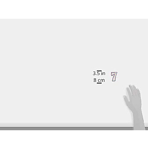 Creative Converting CANDLE-4566 Polka Dot 7 Numeral Candle, 2.87-Inch x 1.5-Inch