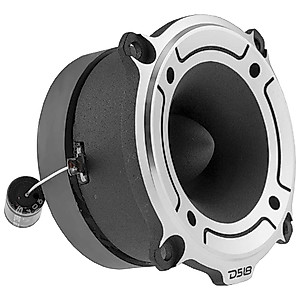 DS18 PRO-TW120 Super Bullet Tweeter in Silver 3" Aluminum Frame and Diaphragm 240W Max 120W RMS 4 Ohms Built in Crossover - PRO Tweeters are The Best in The Pro Audio and Voceteo Market (Pair)