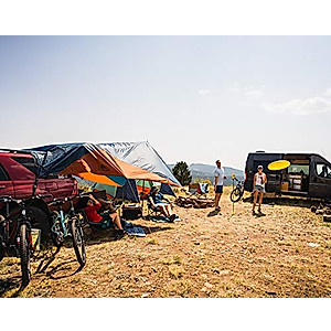 Kelty Waypoint Tarp, Reflecting Pond/Gingerbread, Semi-Universal Vehicle Mounting System, Enhanced Protection from The Elements, Single-Pole Design, Shark-Mouth Carry Bag for Easy Transport, & More