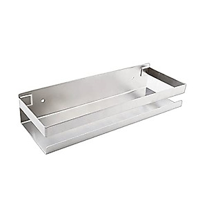 Bathroom Shower Caddy, Wall Mounted Stainless Steel Shower Shelf Caddy Rack Storage for Kitchen Basket Organization -12 inch