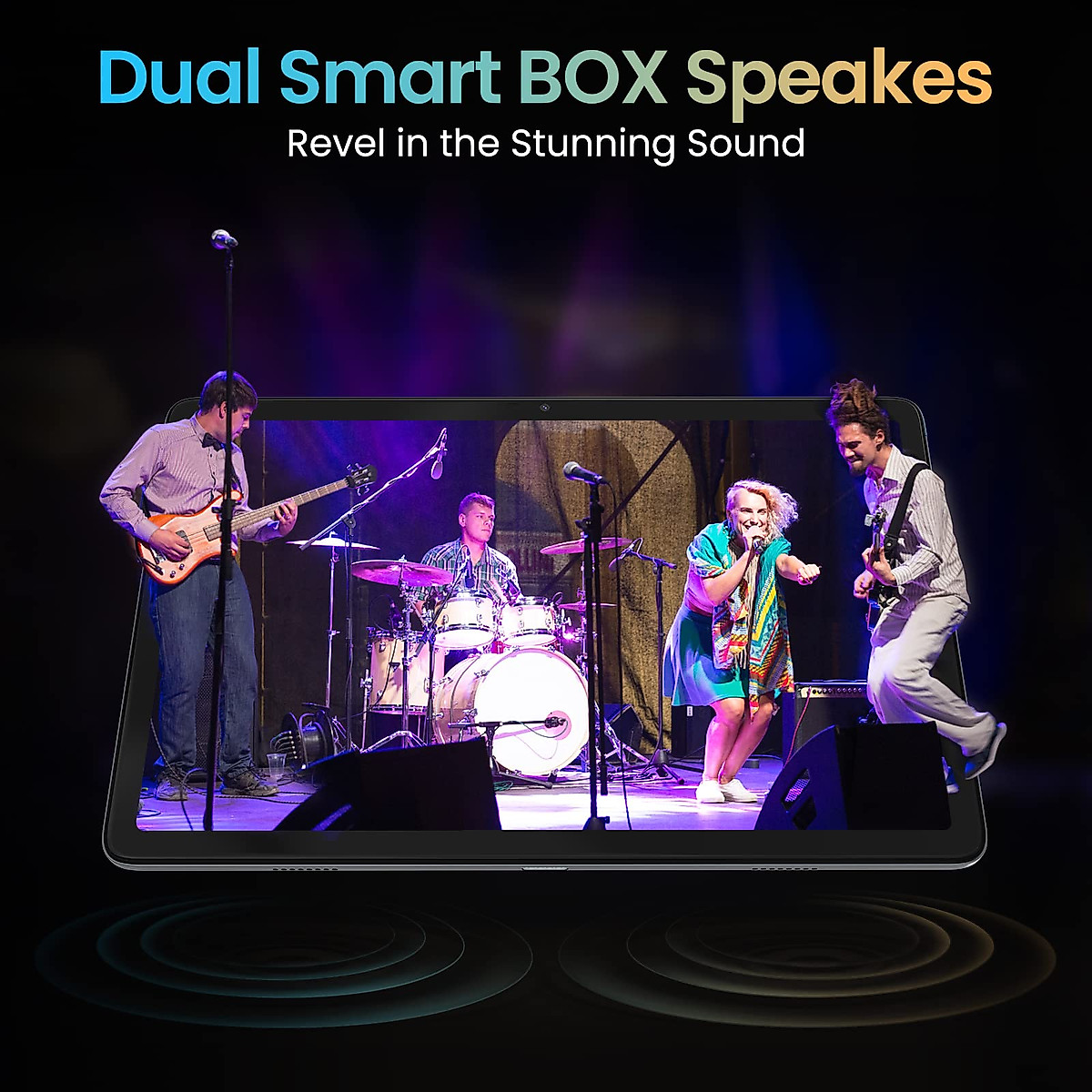 2024 Newest 10.1 Inch Android 12 Tablet with 8GB RAM 256GB ROM 1TB Expand,2.0Ghz Octa Core Tablet,1280*800 HD IPS Display,5+2MP,8 Hour Battery,2.4/5G WiFi,Bluetooth 5.0,Hotspot,FM,GPS(Gray)