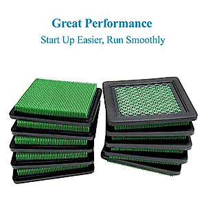 HEYZLASS 10Pack 17211-ZL8-023 Air Filter - Compatible with Honda GCV160 GC160 GCV190 GC190 Engine Husqvarna Craftsman Troy-Bilt Push Lawn Mower Tiller Air Cleaner