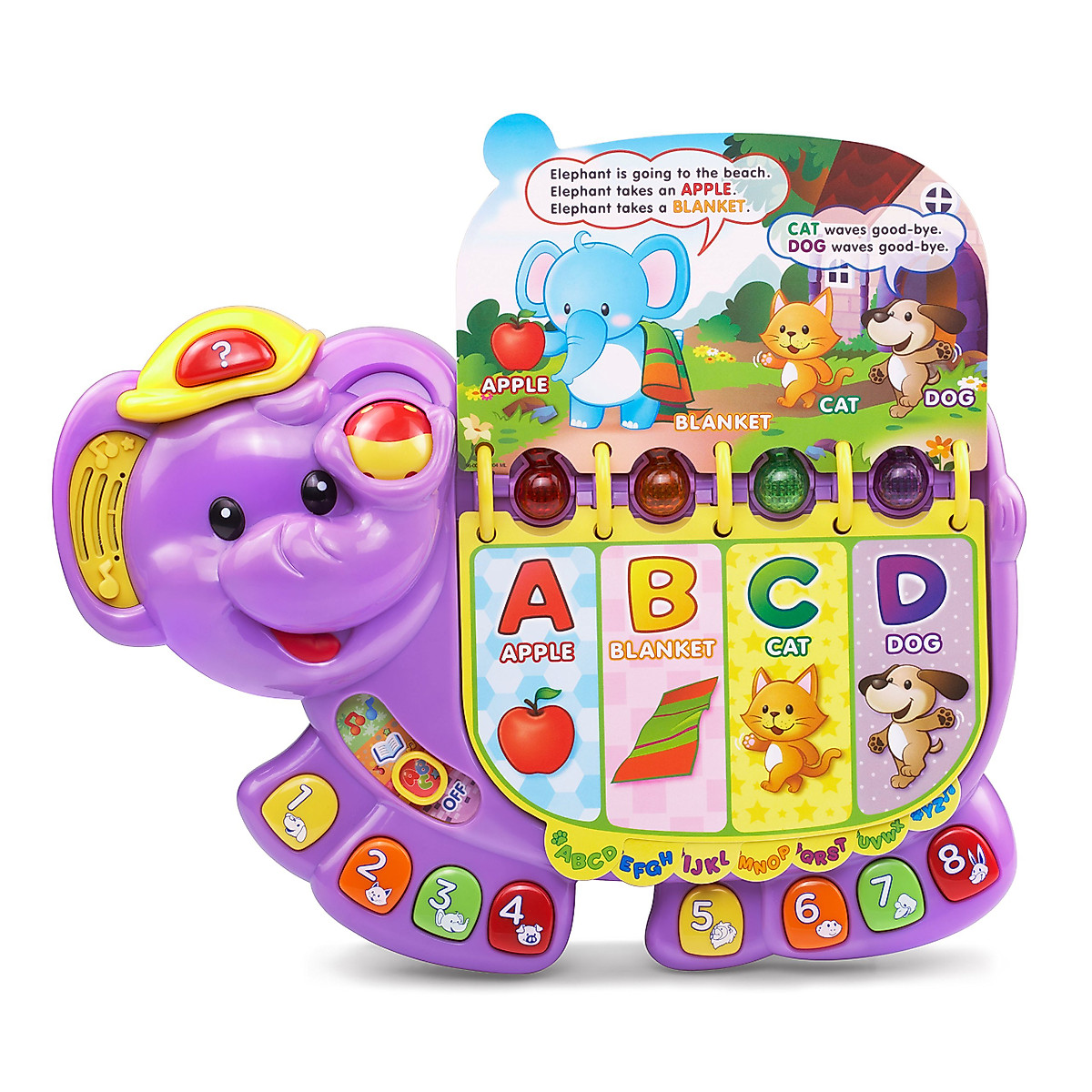 VTech Touch and Teach Elephant, Purple