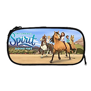 Spirit Riding Free Pencil Case for Kid/Boys/Girls/Teen/Adults Big Capacity Pencil Case Durable Pen Case Lightweight & Spacious Cute Stationery Bag,Nice Gifts For Girls