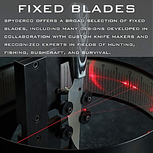 Spyderco Bow River Fixed Blade Utility Knife with 4.40" 8Cr13MoV Stainless Steel Blade and Premium Handcrafted Leather Sheath - PlainEdge - FB46GP