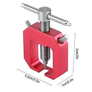 Motor Gear Puller, Steel Pinion Gear Removal Tool Rc Motor Pinion Puller RC Part Accessory for RC Vehicles (Red)