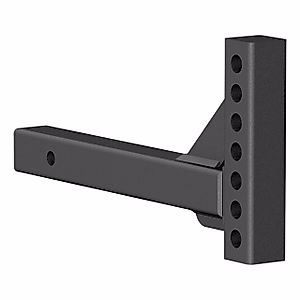 CURT 17103 Replacement Weight Distribution Hitch Shank, 2-Inch Receiver, 2-In Drop, 6-Inch Rise , Black