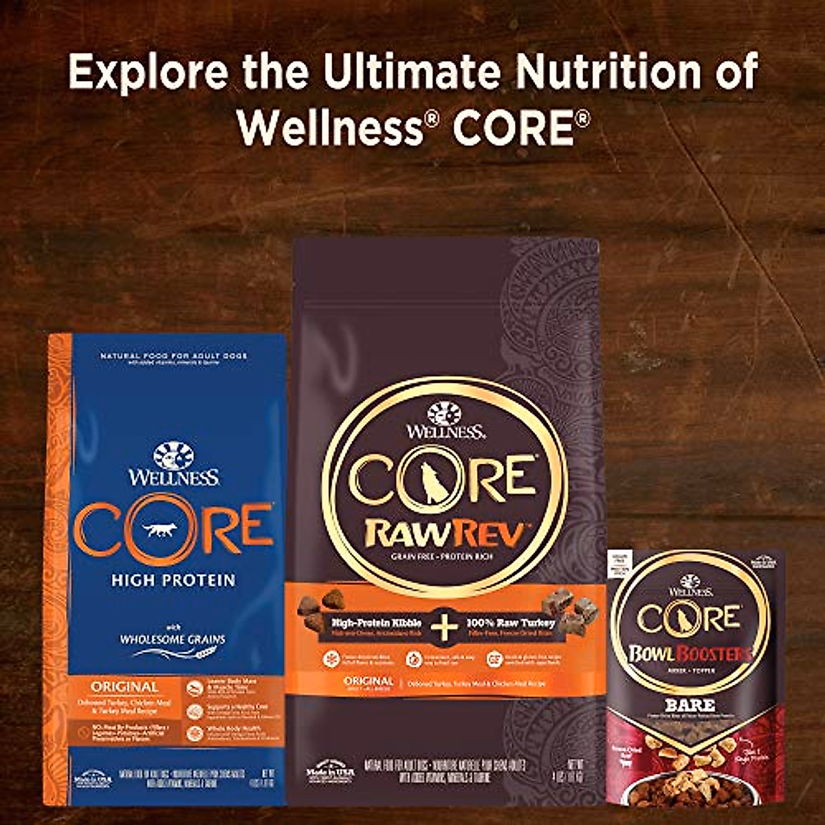 Wellness CORE Hearty Cuts Natural Wet Grain Free Canned Dog Food, Beef & Venison, 12.5-Ounce Can (Pack of 12)