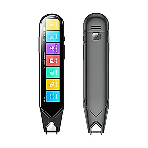 Language Translator with Camera, 5.0 LCD Touchscreen, Camera & Voice Translator, Translator Pen Scanner, OCR Reading Pen with Text to Speech, WiFi Connection, 112 Languages