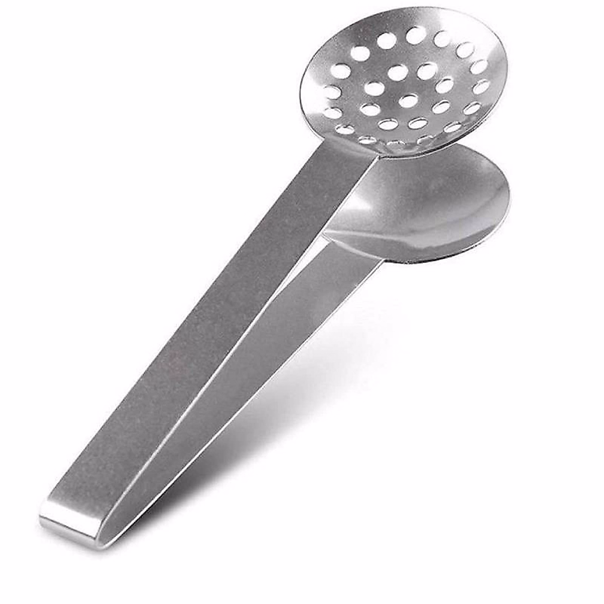 ACSONS ice Tongs Teabag Holder Grip Stainless Steel Tea Bag Tongs Strainer Clip Tea Bag Squeezer for Loose Tea Gripping Ice Cubes Loosing Leaf