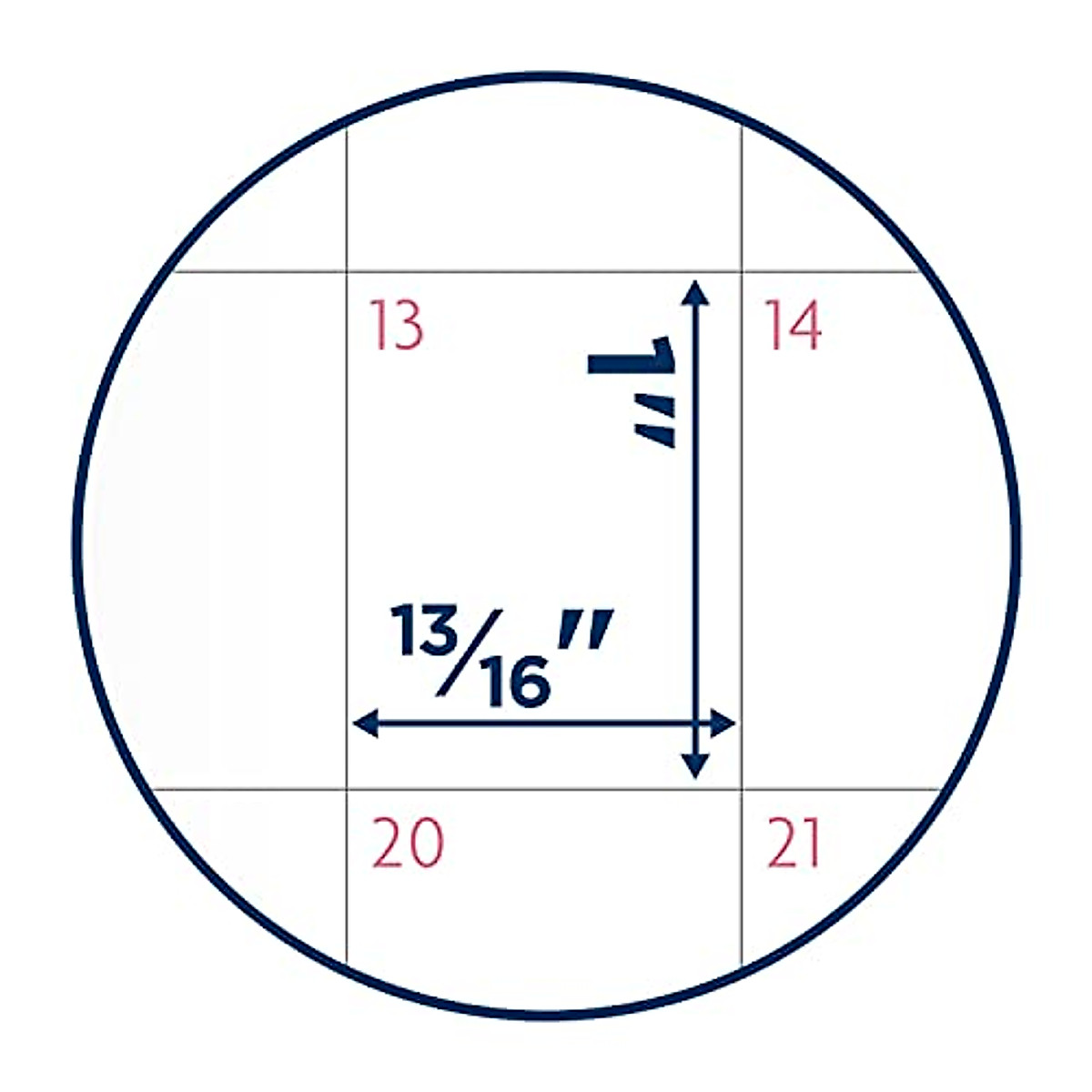 AT-A-GLANCE 2023-2025 Pocket Calendar, 2 Year, Monthly Academic Planner, 3-1/2" x 6", Pocket Size, BADGE Floral (1664F-021A)