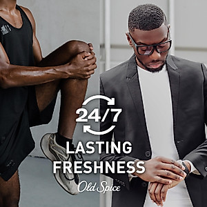 Old Spice Aluminum Free Deodorant for Men, 24/7 Odor Protection, 24/7 Lasting Freshness, Red Collection, Swagger with Cedarwood Scent, 3.8 oz (Pack of 3)