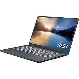 MSI Prestige 15 Thin and Performance Driven Laptop: 15.6" FHD 1080p, Intel Core i7-1195G7, NVIDIA GeForce GTX 1650, 16GB, 1TB SSD, Thunderbolt, WiFi 6E, Win10PRO, Carbon Gray (A11SC-044)