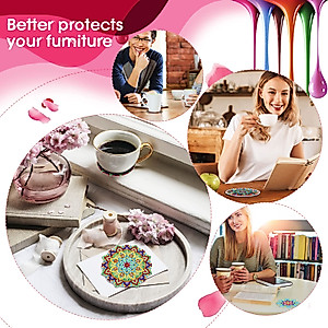 8 Pcs Diamond Painting Coasters with Holder DIY Diamond Painting Kits for Adults Cork Mat Diamond Art Paintings with Gem for Kid Beginners Paint Craft Supplies (Mandala Style)