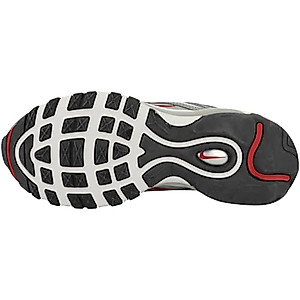 NIKE women's Sneaker, Metallic Silver Varsity Red White Black, 3.5 UK