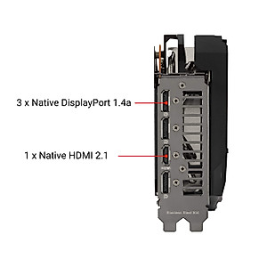 ASUS ROG Strix AMD Radeon RX 6700 XT OC Edition Gaming Graphics Card RDNA 2, PCIe 4.0, 12GB GDDR6, HDMI 2.1, DisplayPort 1.4a, Axial-tech Fan Design, 2.9-Slot, Super Alloy Power II, GPU Tweak II